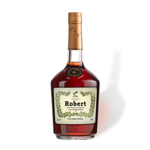 Personalizowany koniak na prezent - Sklep PodarujAlkohol.pl